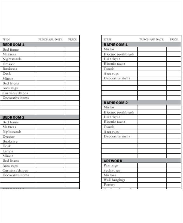 Company Inventory List Templates - 5+ Free Word, PDF Format Download!