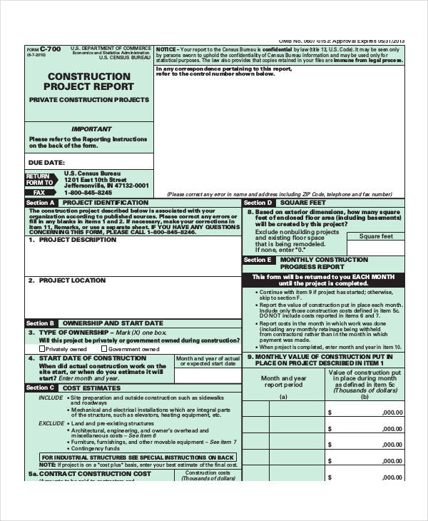 16+ Construction Project Report Templates- Docs, Word, Pages, PDF, Word