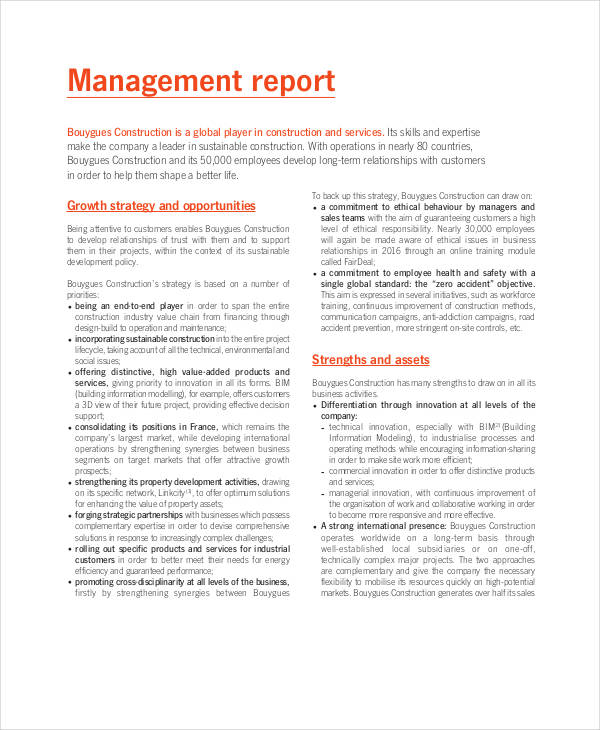 Financial Project Report Templates 6 Free Word PDF Format Download 