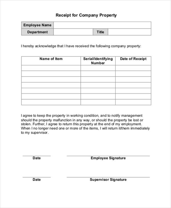 Company Acknowledgement Letter Templates - 6+ Free Word, PDF Format ...