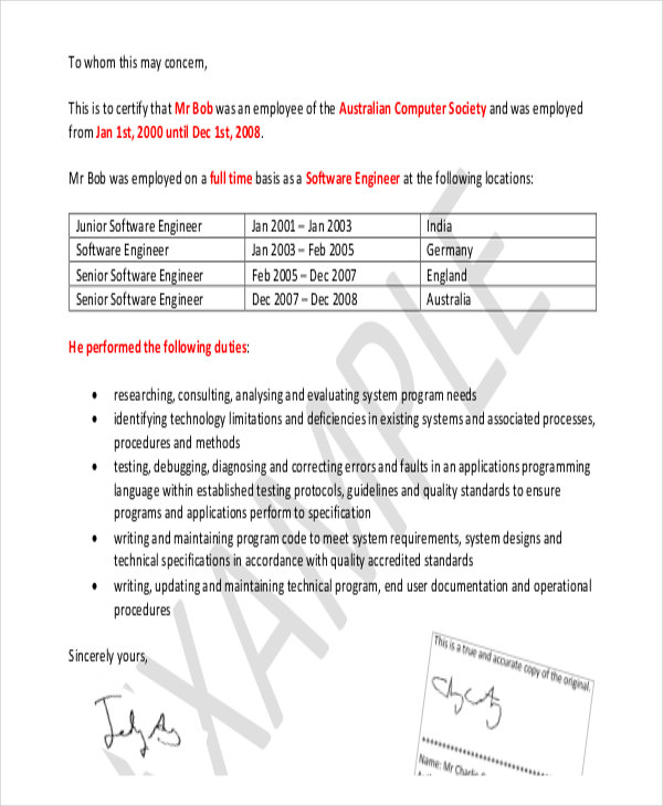 7+ Formal Reference Letter Templates - Free Word, PDF Format Download!