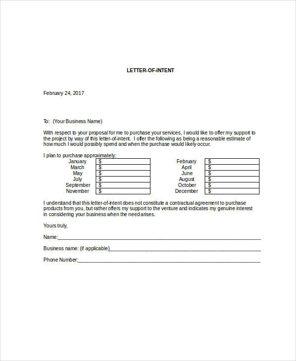 28+ Service Letter Templates -PDF, DOC