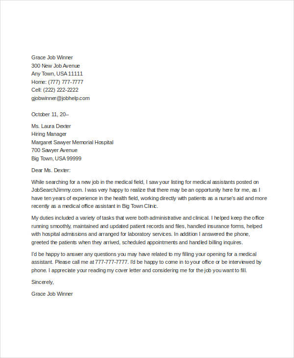 Medical Letter Template - 11+ Sample, Example Format Download
