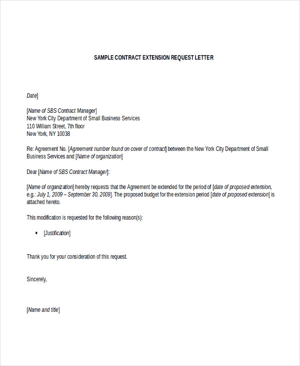 Contract Letter Template - 32+ Free Sample, Example Format Download