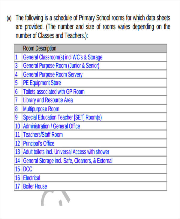9+ School Cleaning Schedule Templates - 9+ Word, PDF Format Download!