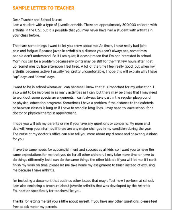 12+ Student Letter Templates in Google Docs | MS Word | Apple Pages | PDF