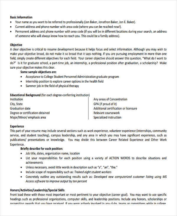 Internship Letter Templates - 9+ Sample, Example Format Download