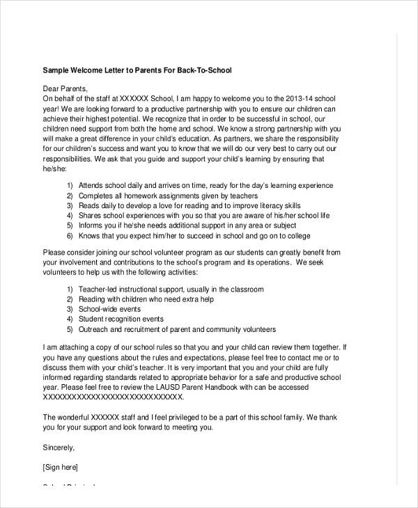 View Letter Format School Background Format Kid
