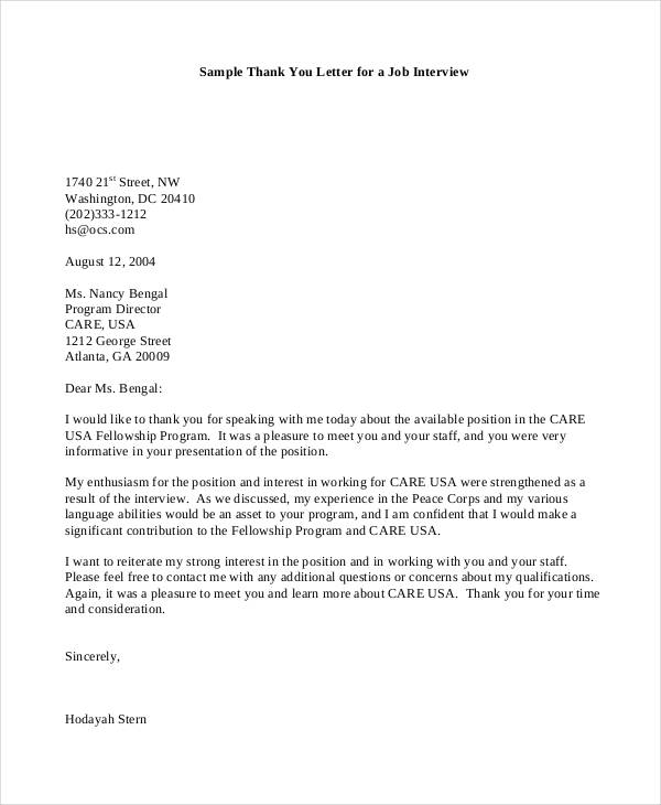 Basic job Letter Templates - 8+ Free Word, PDF Format Download!