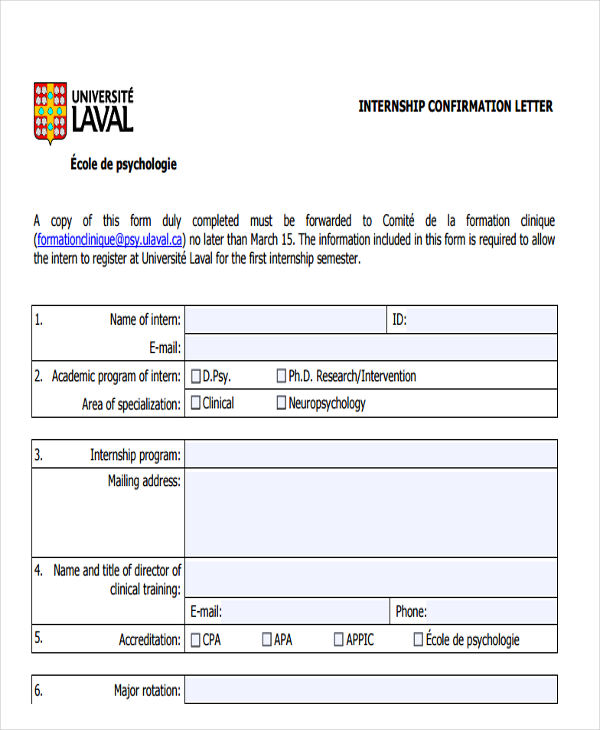 Free 18+ Confirmation Letter Templates - PDF, DOC