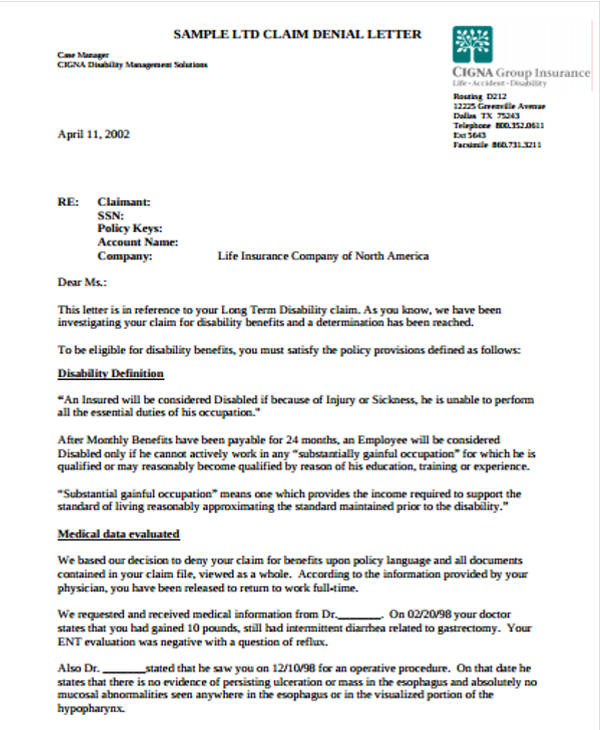Claim Letter Template - 12+ Free Sample, Example Format Download