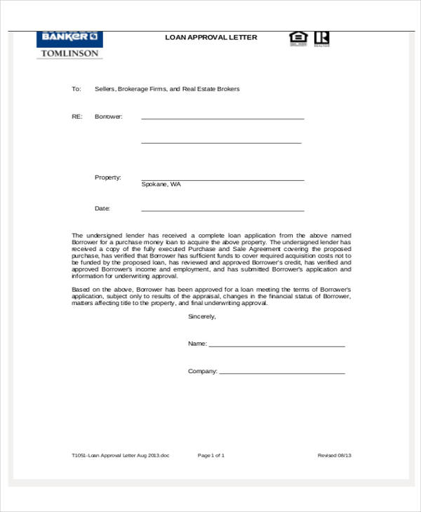 Loan Letter Templates - 9+ Free Sample, Example Format Download