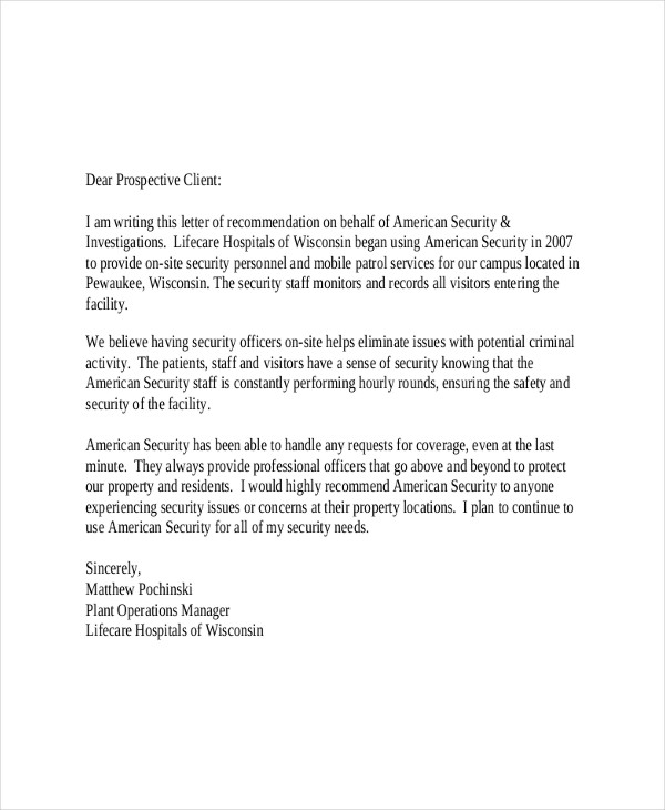 Client Referral Letter Template Collection Letter Template Collection