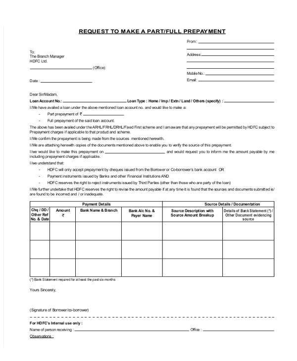 Loan Letter Templates - 9+ Free Sample, Example Format Download