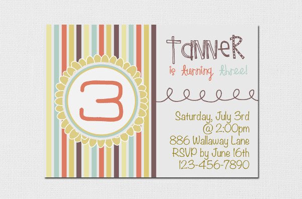 Easy Homemade Birthday Invitations