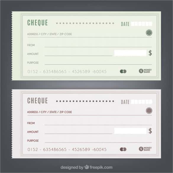 28+ Blank Check Template - DOC, PSD, PDF & Vector Formats