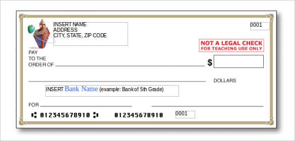 28+ Blank Check Template - DOC, PSD, PDF & Vector Formats