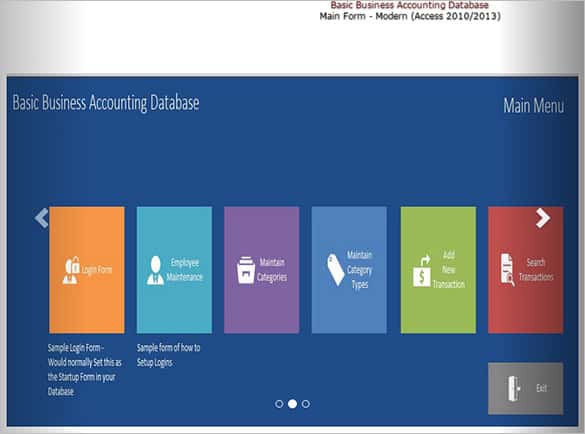 Ms Access Databases Templates Chlistperfect