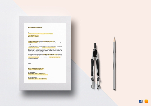 13+ 30 Day Notice Templates - Google Docs, MS Word, Apple Pages