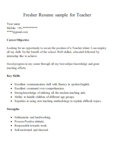 35+ Experienced Resume Format Templates - PDF, DOC
