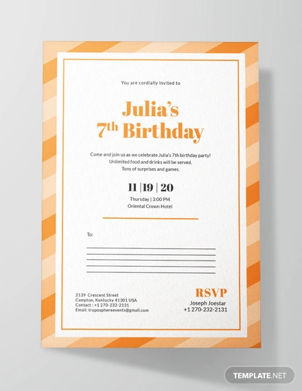 35 Postcard Birthday Invitations Images Best Free Invitation Template
