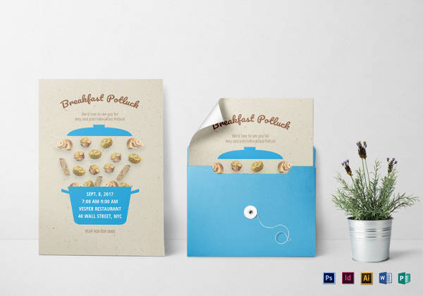 14+ Farewell Potluck Invitations - JPG, Vector EPS, Ai Illustrator Download