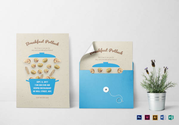 13+ Potluck Email Invitation Templates - PSD, AI