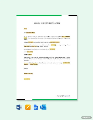 Business Offer Letter Template - 12+ Free Word, PDF Format Download!