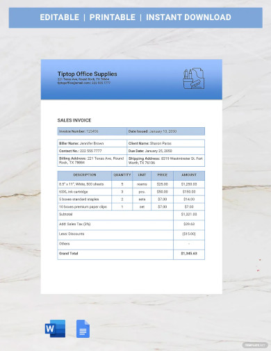 Free 21+ Invoice Book Templates - Free Word, PDF Documents Download