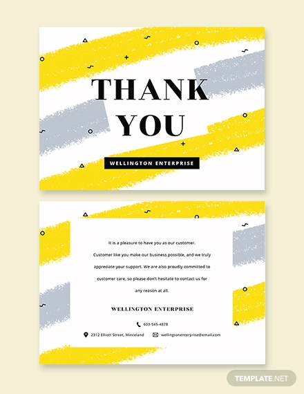 18 Business Thank You Cards