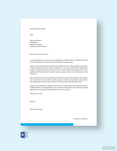 28+ Service Letter Templates -PDF, DOC