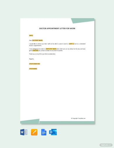 11+ Doctor Appointment Letter Templates - DOC, PDF