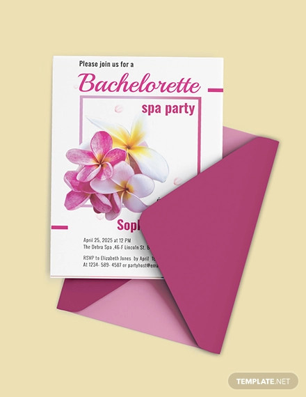12+ Spa Party Invitations - PSD, AI, Word