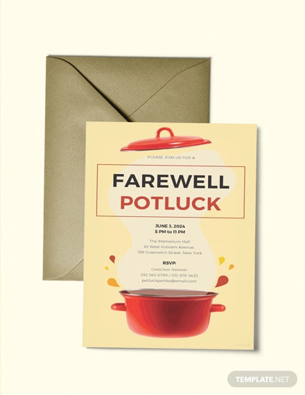 13+ Potluck Email Invitation Templates - PSD, AI | Free & Premium Templates