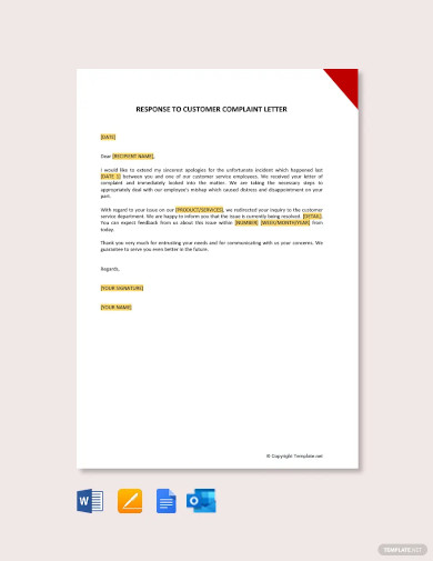 20+ Response Letter Templates - Free Sample, Example Format Download