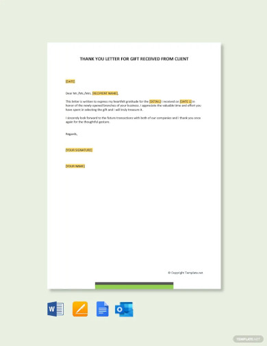 20+ Gift Letter Templates - Word, PDF