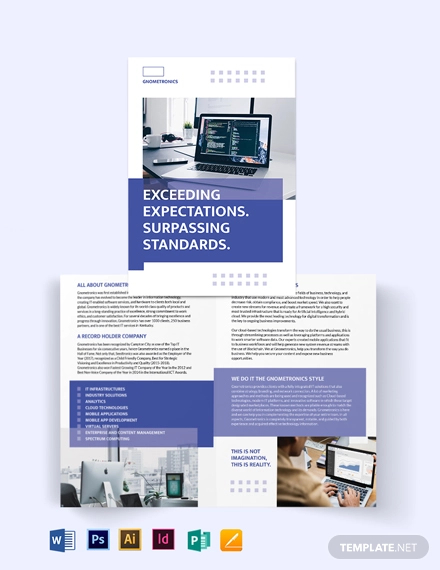 23+ IT Company Brochure Templates - Designs, Templates, Google Docs ...