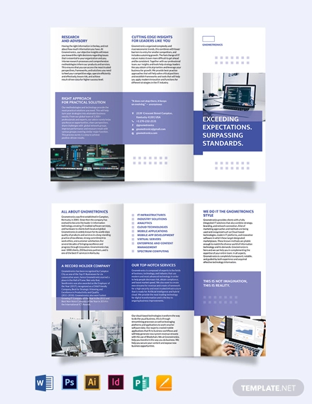 23+ IT Company Brochure Templates - Designs, Templates, Google Docs ...
