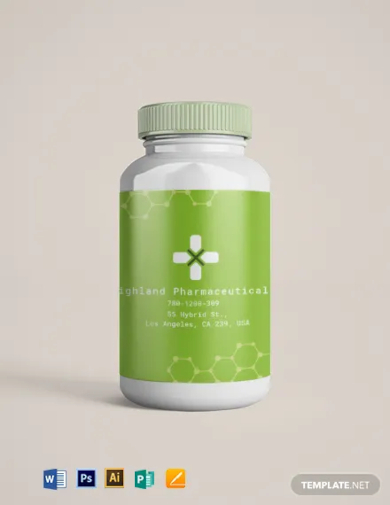 9+ Pill Bottle Label Templates - Word, Apple Pages, Google Docs