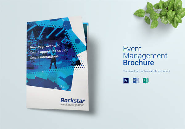 17+ Event Management Brochure Templates - AI, PSD, Word, Pages