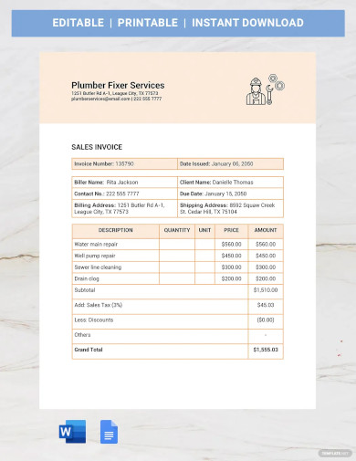 Free 21+ Invoice Book Templates - Free Word, PDF Documents Download