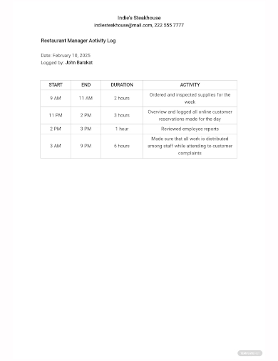Log Book Template - 16+ Free Word, PDF Documents Download