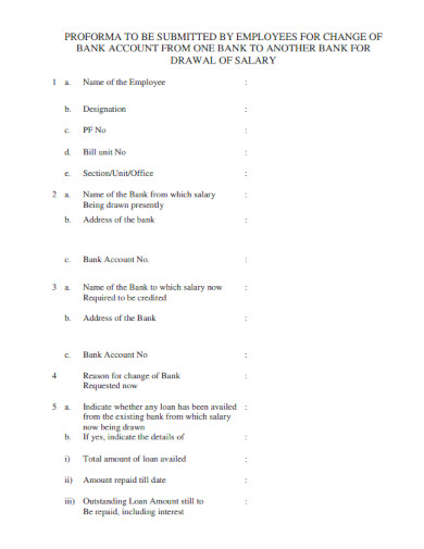 Salary Transfer Letter Template- 15+ Word, PDF Format Download!