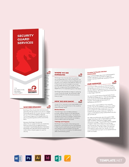 15+ Security Company Brochures - Designs, Templates