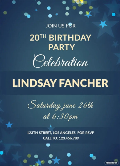 22+ Birthday Invitation Templates in PDF | Free & Premium Templates
