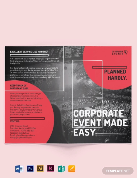 18+ Corporate Event Brochures - Designs, Templates