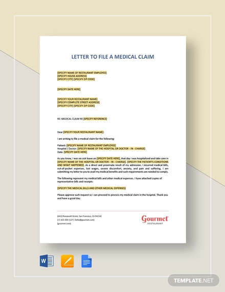 Medical Letter Template - 11+ Sample, Example Format Download
