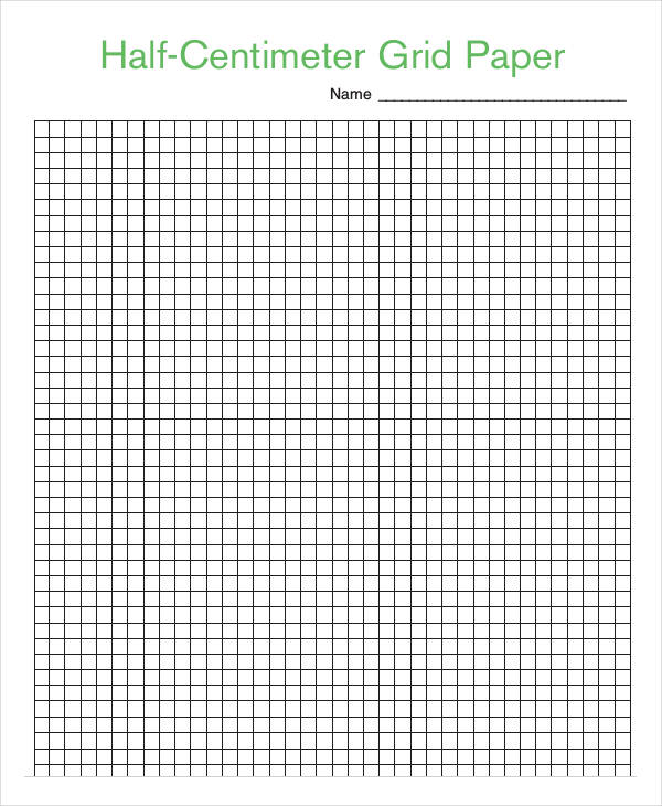 Printable Grid Paper Template 12 Free PDF Documents Download Free 