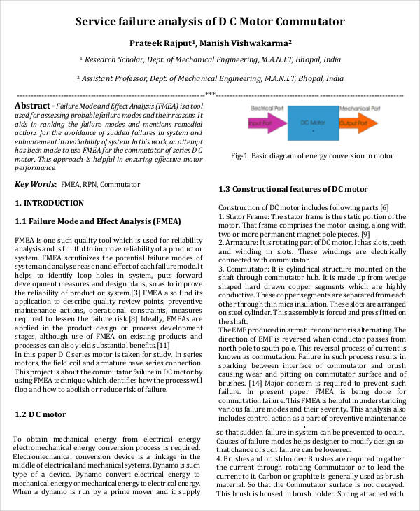 9+ Editable Failure Analysis Templates - PDF, Word, Google Docs, Apple ...
