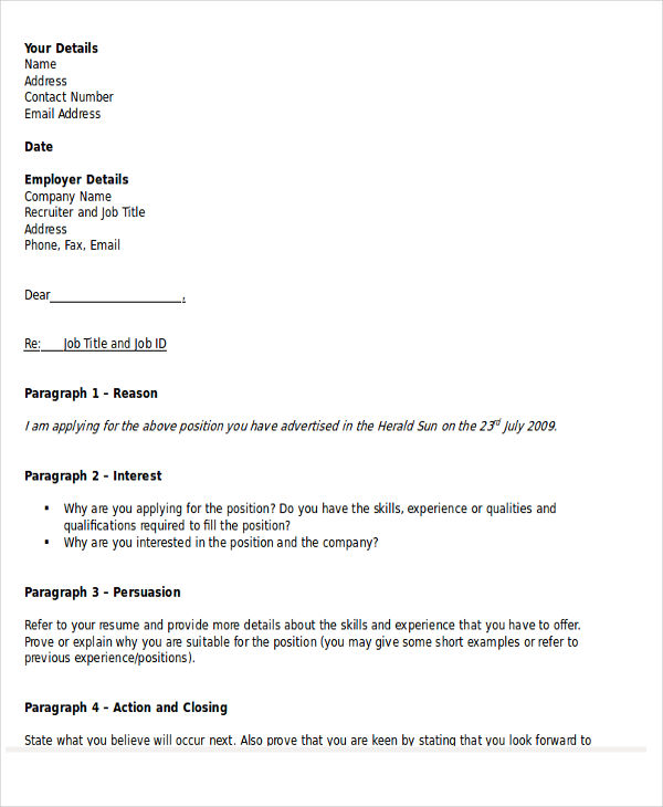 21+ Formal Letters in Word